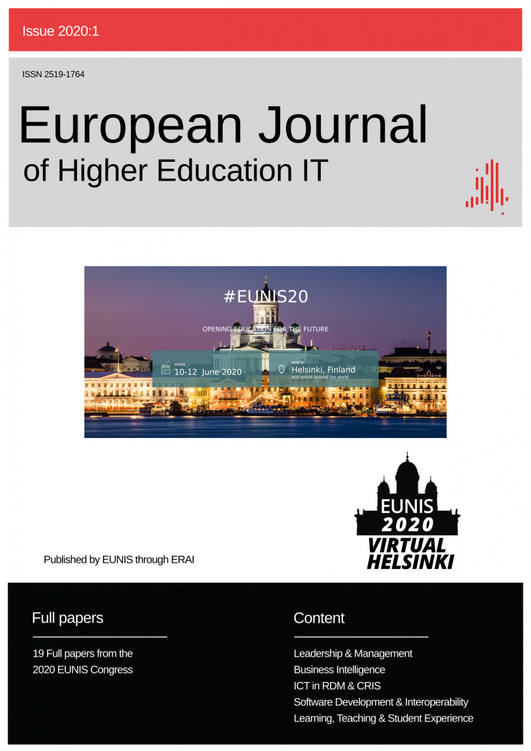 European Journal of Higher Education IT 2020-1 – Eunis Research and Analysis Initiative