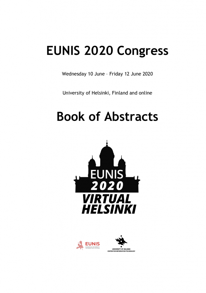 European Journal of Higher Education IT 2020-1 – Eunis Research and Analysis Initiative
